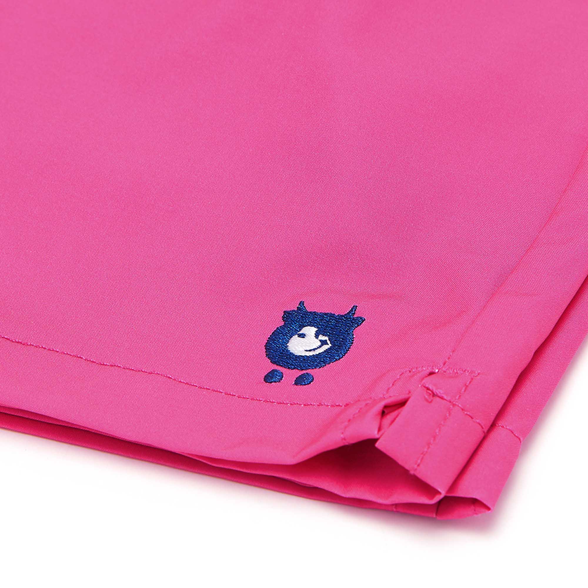 Raspberry Swim Shorts with Waterproof Pocket | Randy Cow